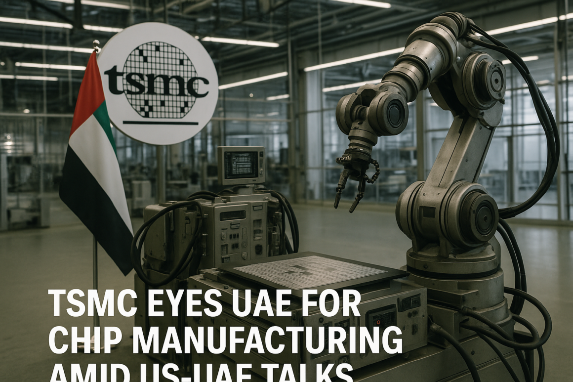 TSMC, UAE in Talks: New Chip Plant in Middle East - Hardware, Software, Gadgets & Future Tech News